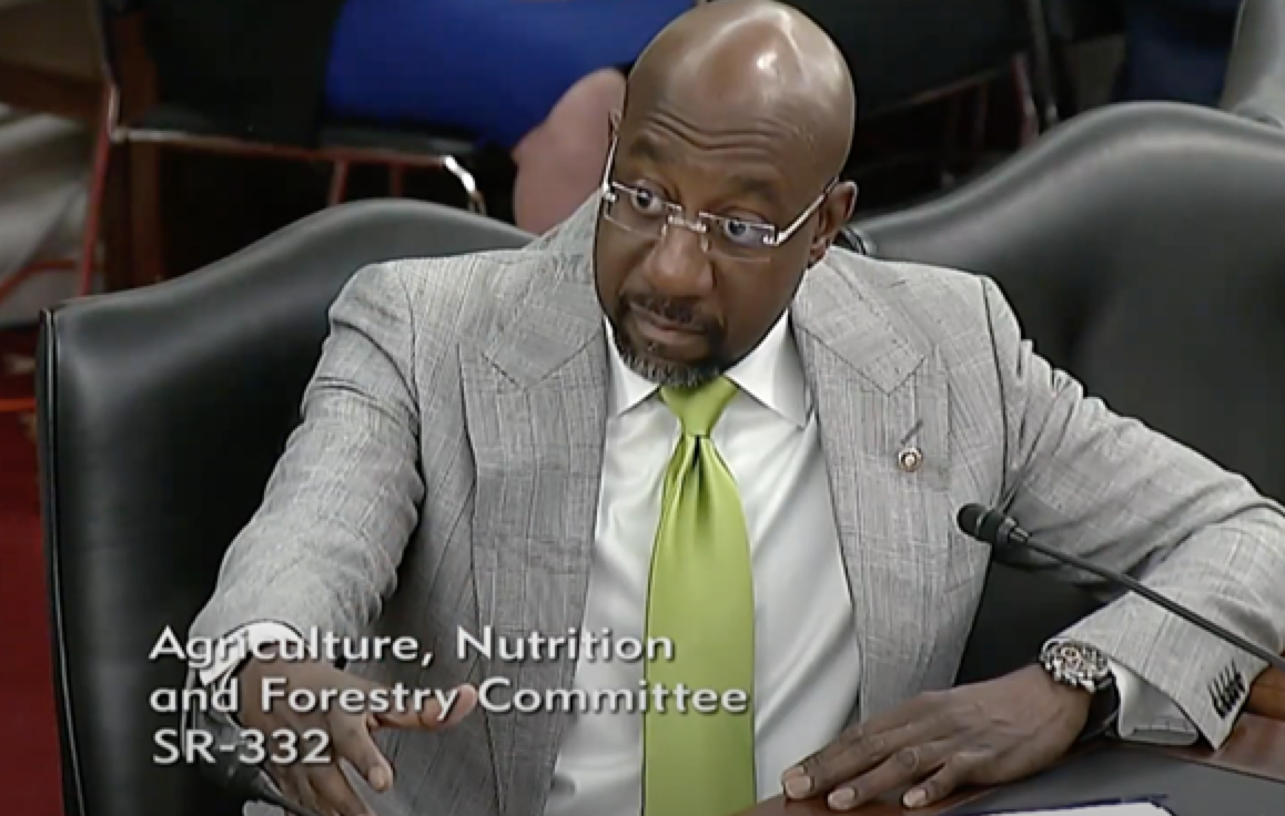 WATCH: Senator Reverend Warnock Elevates Concerns of Farmers, Presses U ...