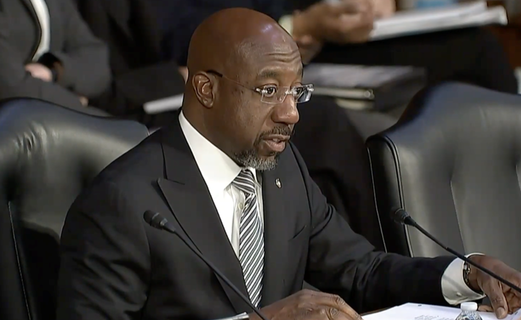 WATCH: Senator Reverend Warnock Urges Fed Chair Powell to Ensure ...