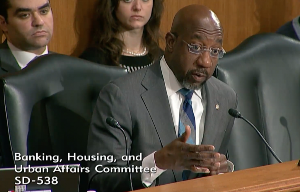 WATCH: Senator Reverend Warnock Calls for Lowering Racial Homeownership ...
