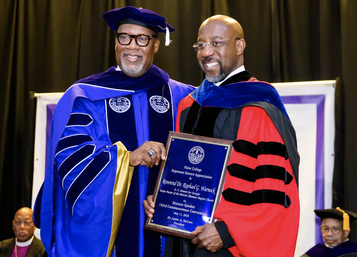 ICYMI: Senator Reverend Warnock Delivers Commencement Address to Paine ...